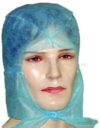 Full Cover Soft Disposable Head Cap 62x34cm Size For Pharmaceutical ...