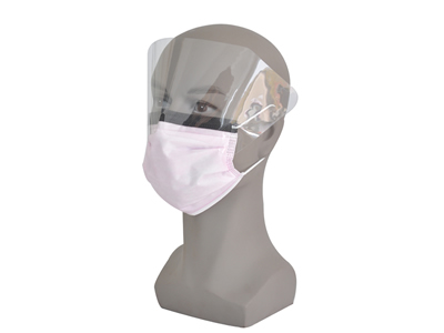 Hospital Surgical Disposable Face Mask With Transparent Splash Shield ...