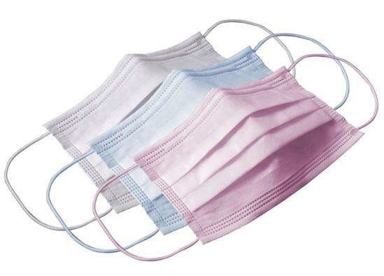 Non Woven 3 Ply PP Disposable Surgical Face Mask With Round Or Flat ...