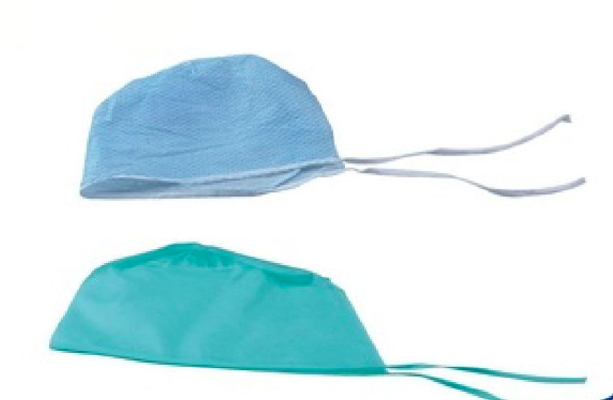 Hospital Non - Woven Disposable Surgical Head Covers With Tie On ...
