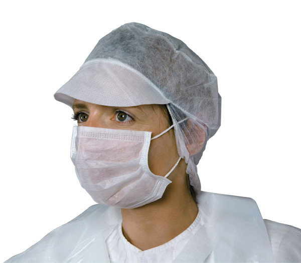 ISO 13485 PP Non Woven Disposable Snood Caps With Hood Keep Warm And ...