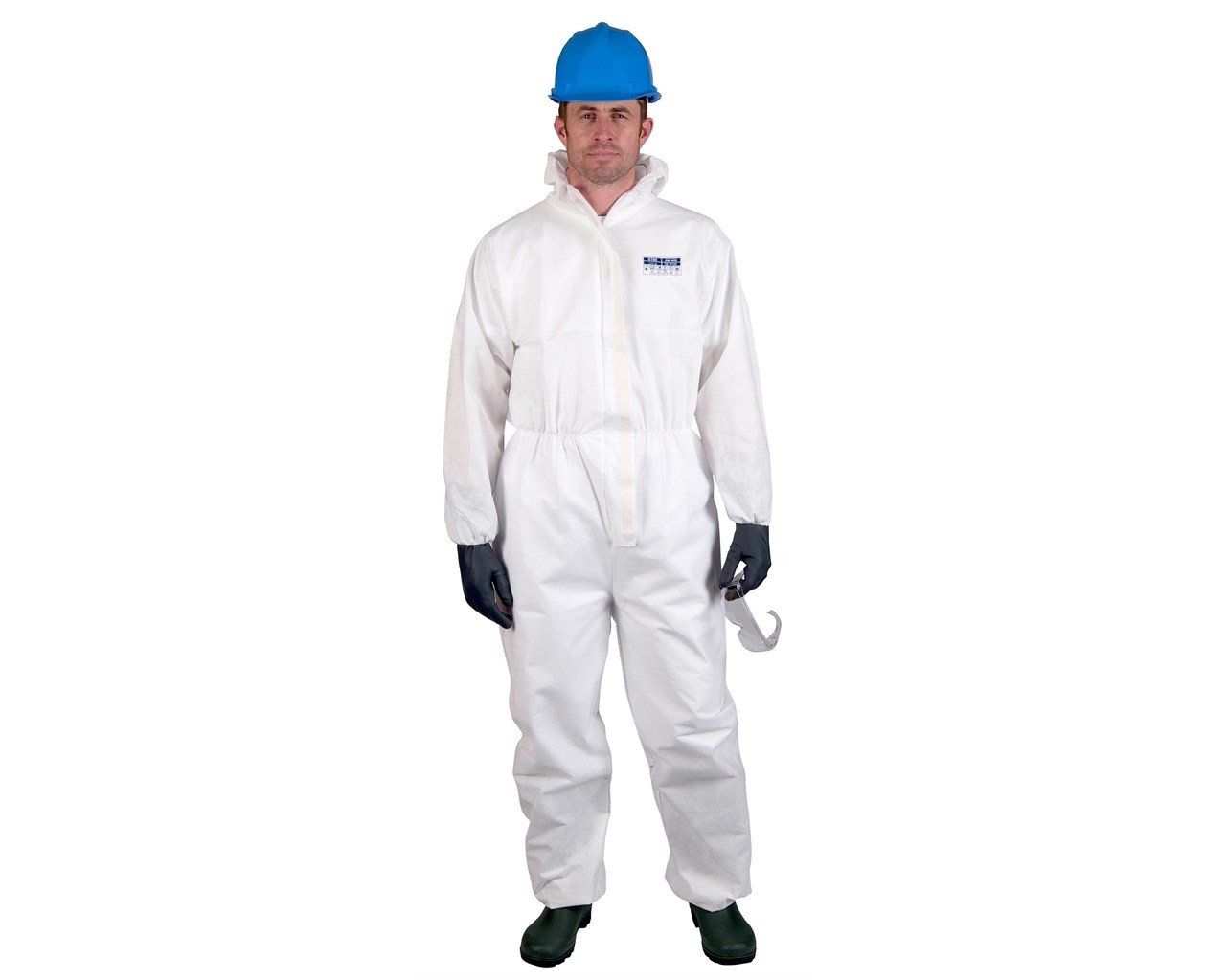 Type 3, 4, 5 Protective Disposable Spray Suits Coverall , Disposable ...
