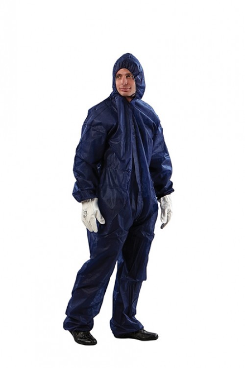 Non Woven Lightweight Disposable Chemical Spray Suits Pp Pe Coating ...