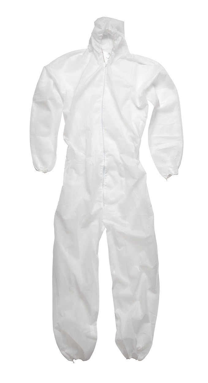 Waterproof PP Disposable Paint Suit For Chemical Medical And Paint Works