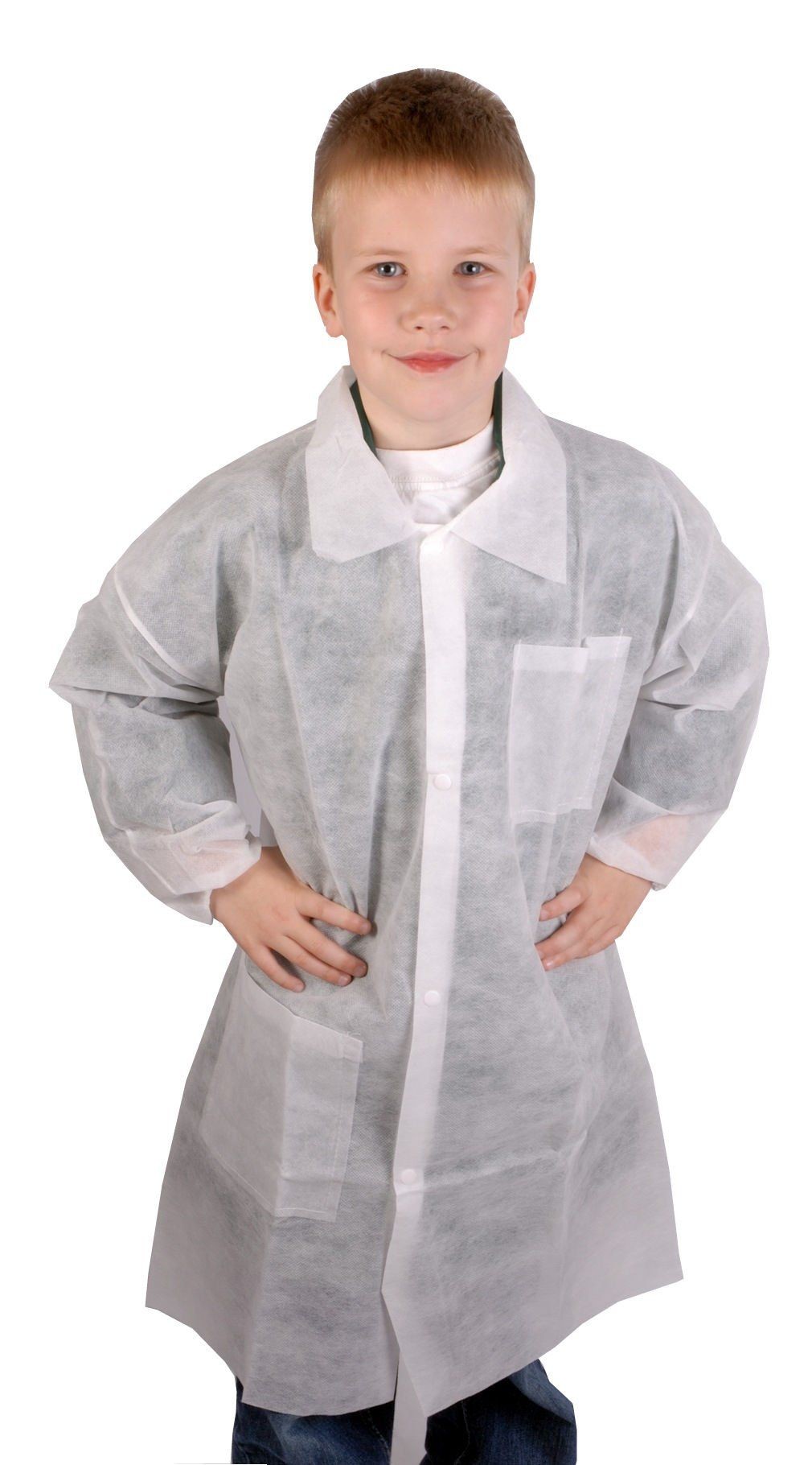 Outwear Disposable Adult Lab Coat / Clear Womens Plastic Raincoat With Hood