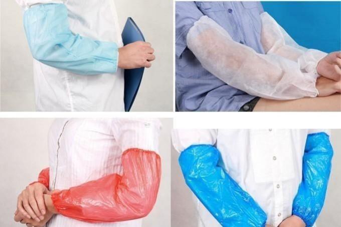 Waterproof Disposable Plastic Sleeve Protectors Free Samples CE, ISO9001